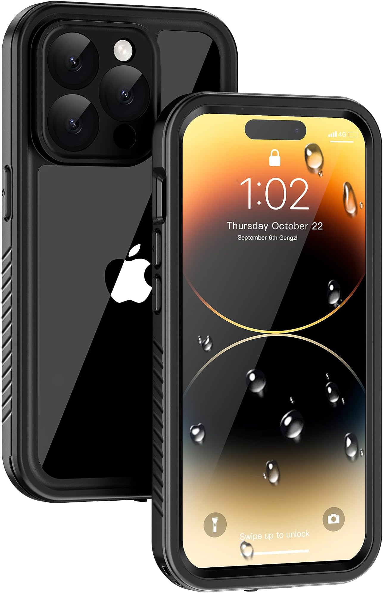Amazon.com: Nineasy for iPhone 14 Pro Case, [IP68 Waterproof] [Real 360 ...