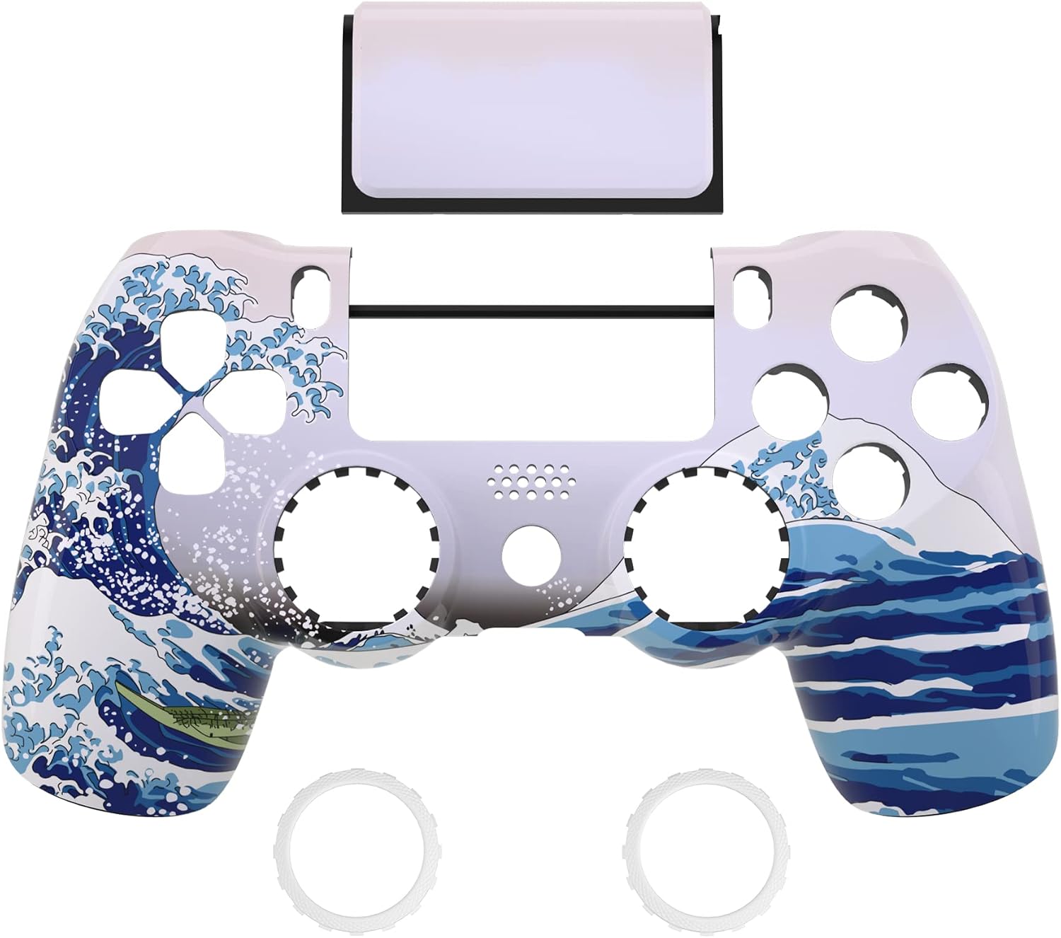 Amazon | eXtremeRate ps4コントローラーSlim Pro JDM-040/050/055に対応用パターン柄Ghost交換 ...