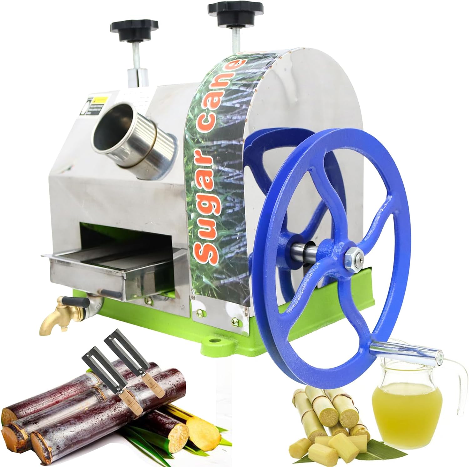 Amazon.com: INTBUYING Manual Sugarcane Juicer, Sugarcane Press Machine ...