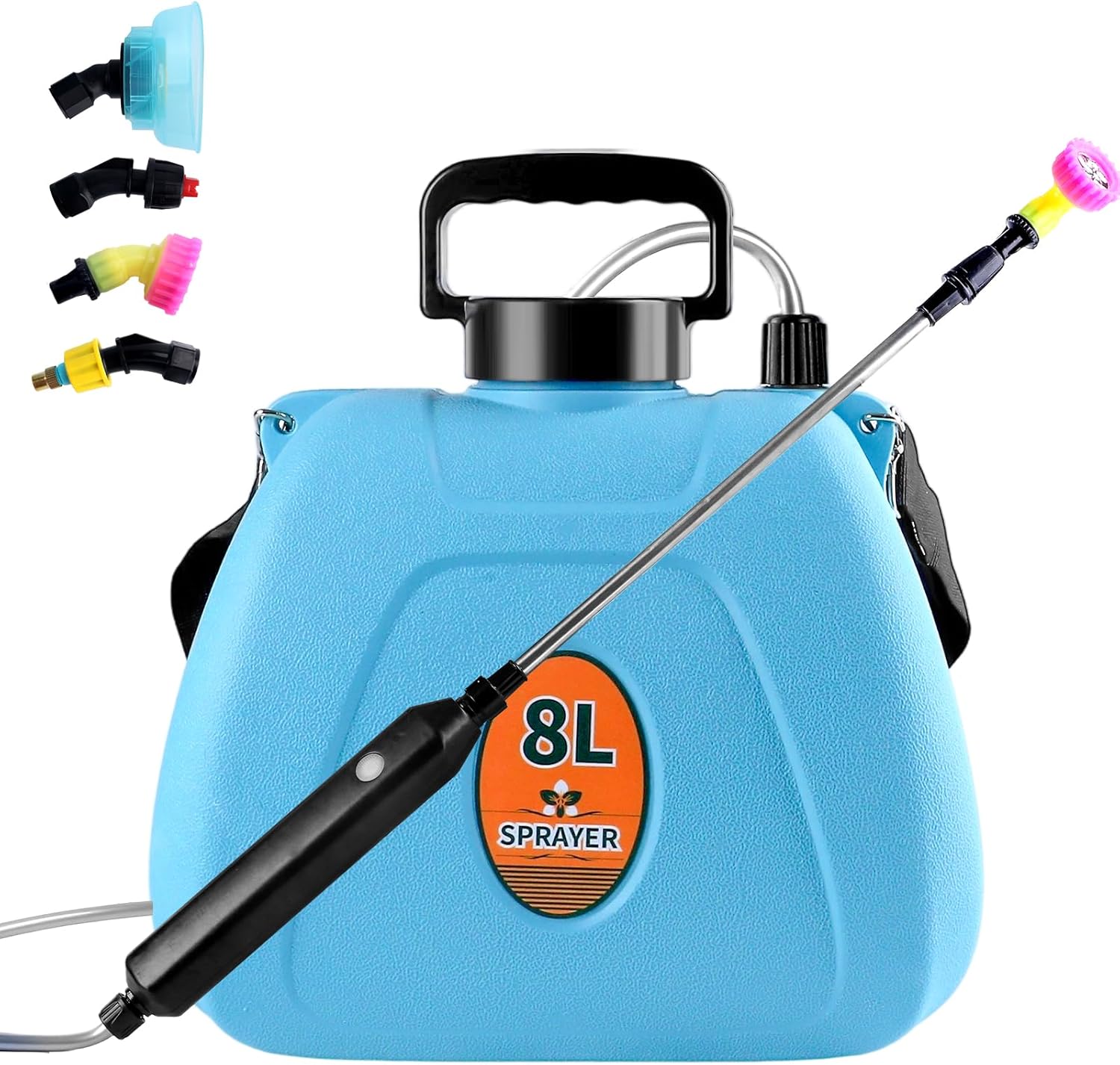 Amazon.com : Battery Powered Garden Sprayer 2 Gallon, Electric Backpack ...