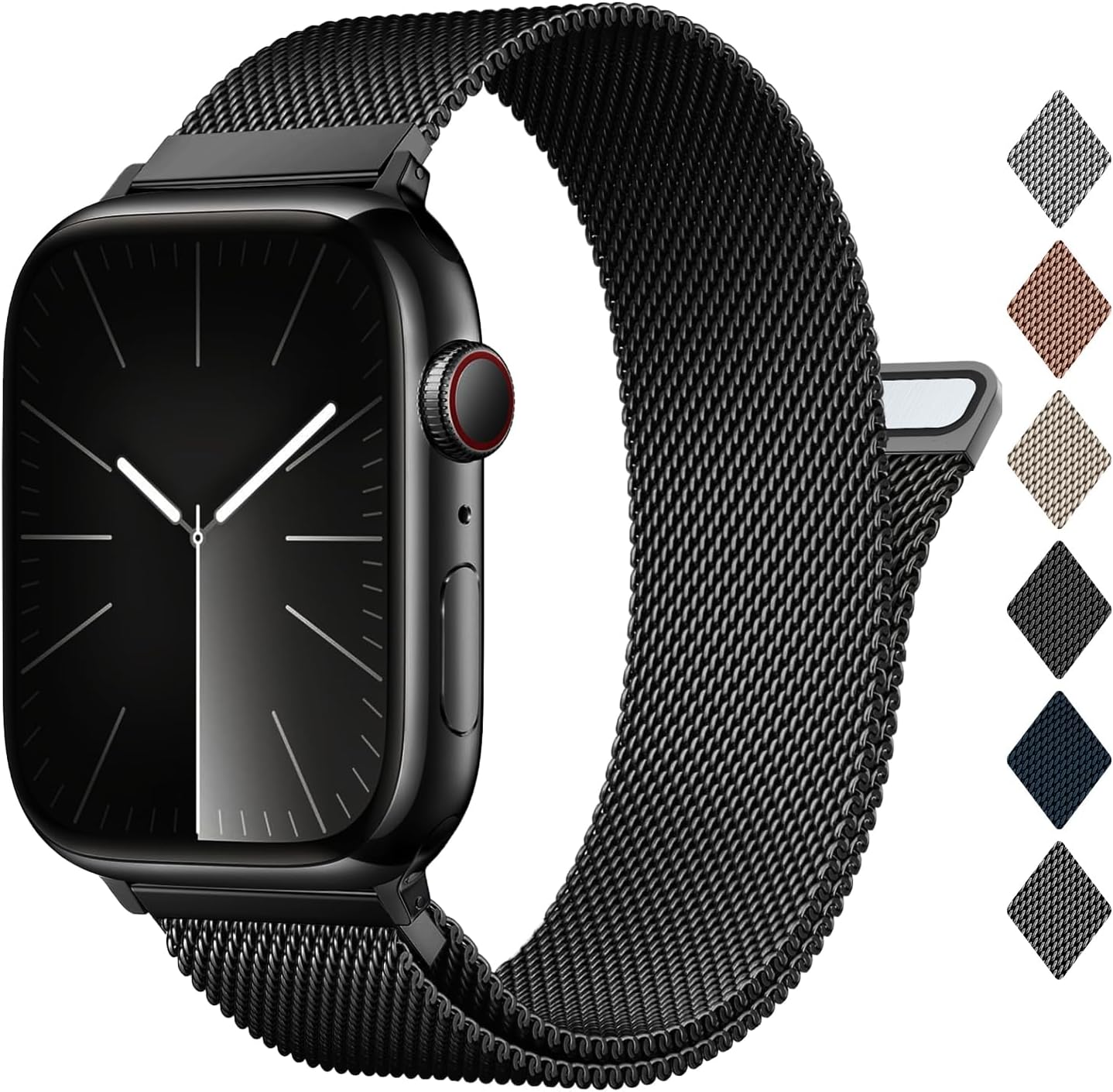 Amazon.com: Patented Milanese Loop Compatible with Apple Watch Band ...