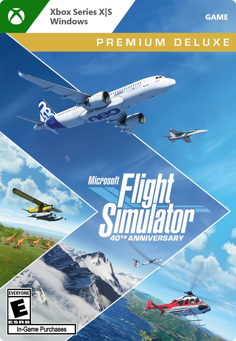Amazon.com: Microsoft Flight Simulator 40th Anniversary Premium Deluxe ...
