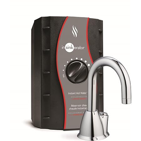 InSinkErator Invite Contour Instant Hot Water Dispenser System & Tank ...
