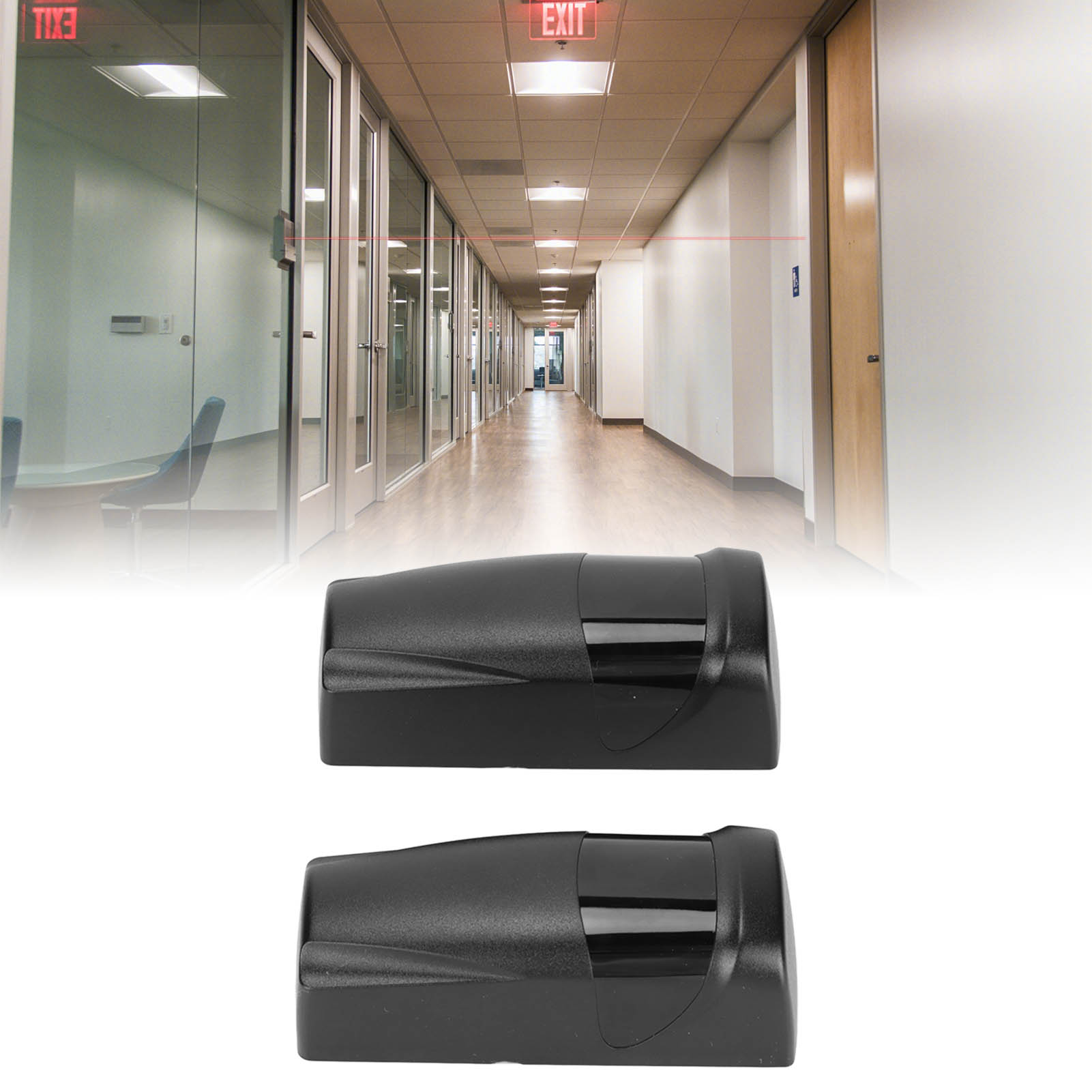 Infrared Beam Sensor Door Chime Door Single Beam Alarm, Waterproof