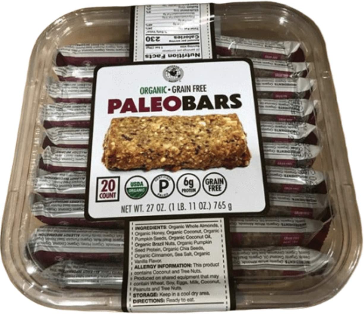 Amazon.com : Sure Life Foods Paleo Bars,14 Individually Wrapped ...