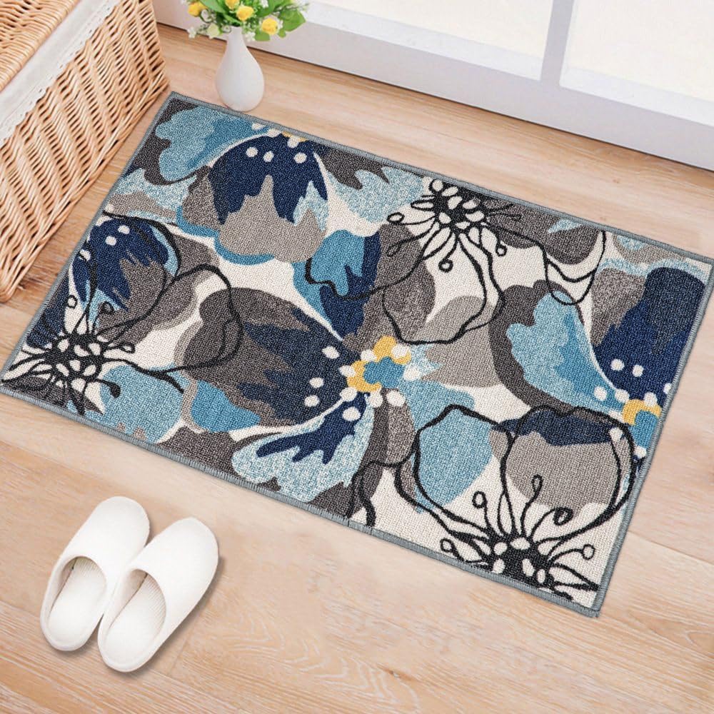 Amazon.com: Rugshop Modern Large Floral Non-Slip (Non-Skid) Area Rug 2 ...