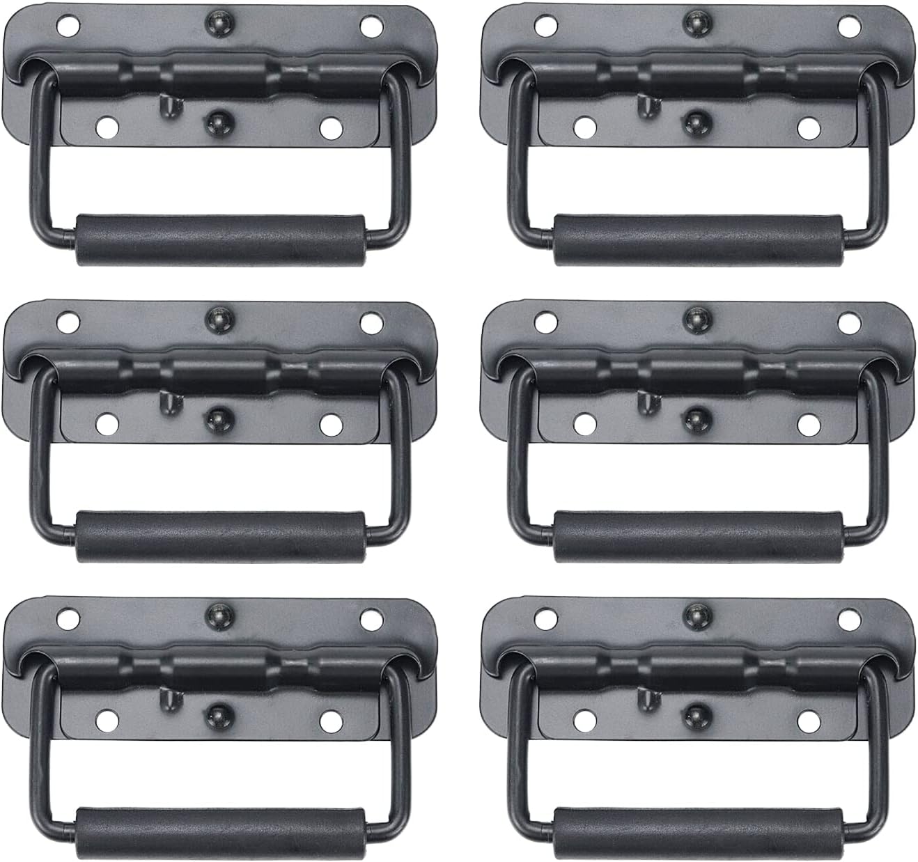 Tsnamay 4.8Inch Black Spring Loaded Handle Heavy Duty Handle for ...