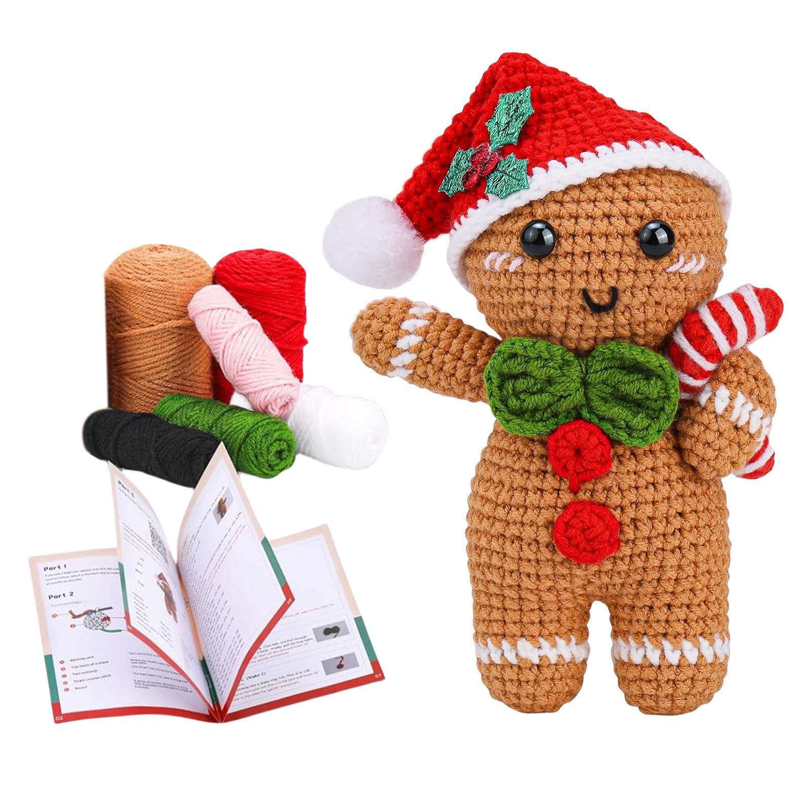 Gingerbread Man Knitting Pattern