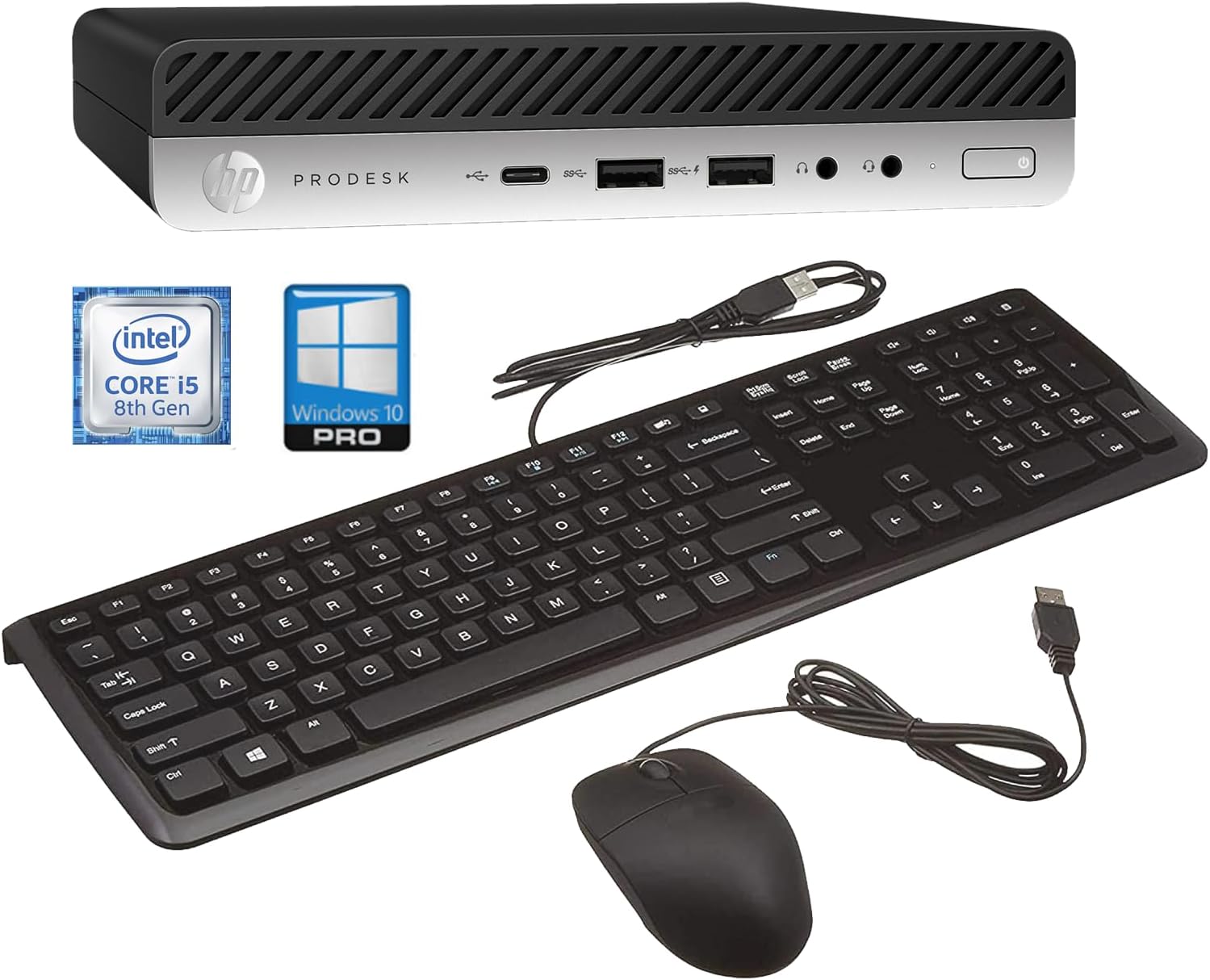 Amazon.com: HP Prodesk 600 G4 Mini PC Desktop, Micro Computer, Core 8th ...