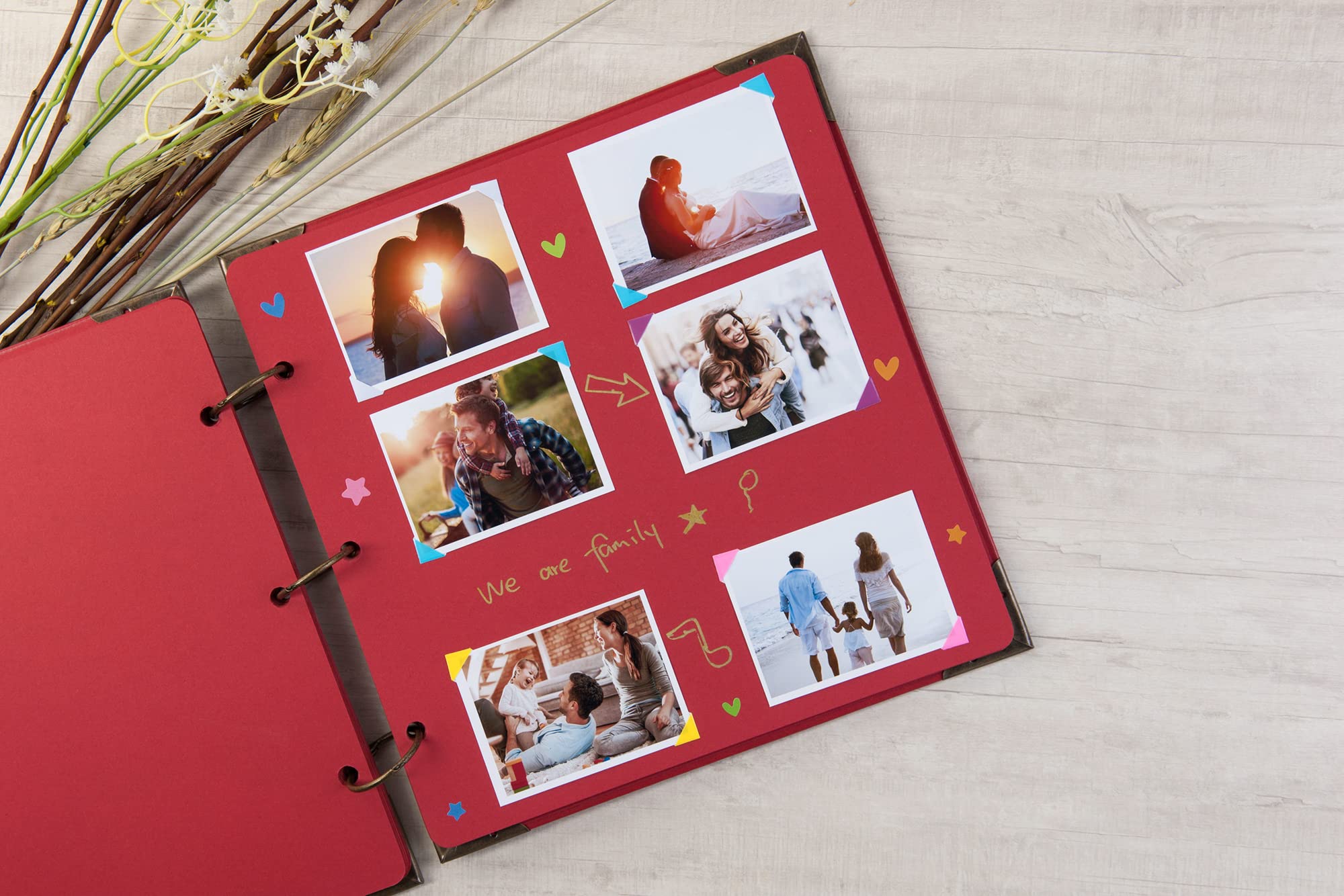Snapklik.com : 12 X 12 Inch Large Leather Hardcover 80 Pages DIY ...