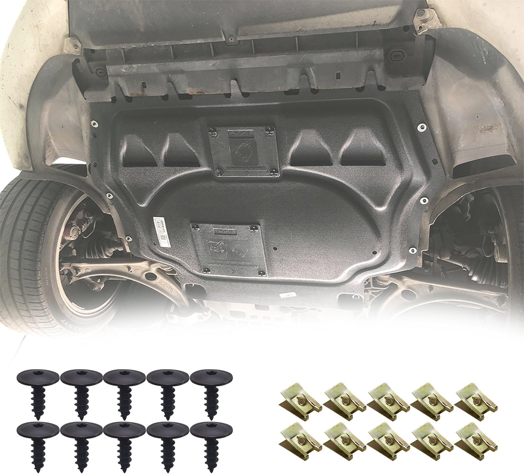 Amazon.com: ASUBHA 10 Sets Fender Bumper Cover, Fender Liner Bumper ...