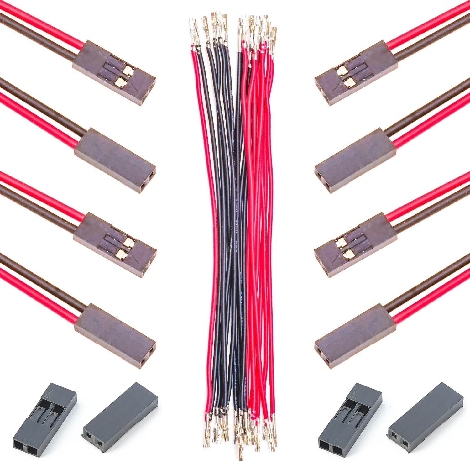 Amazon.com: Kidisoii Dupont 2.54mm Wire Female to Female Dupont ...
