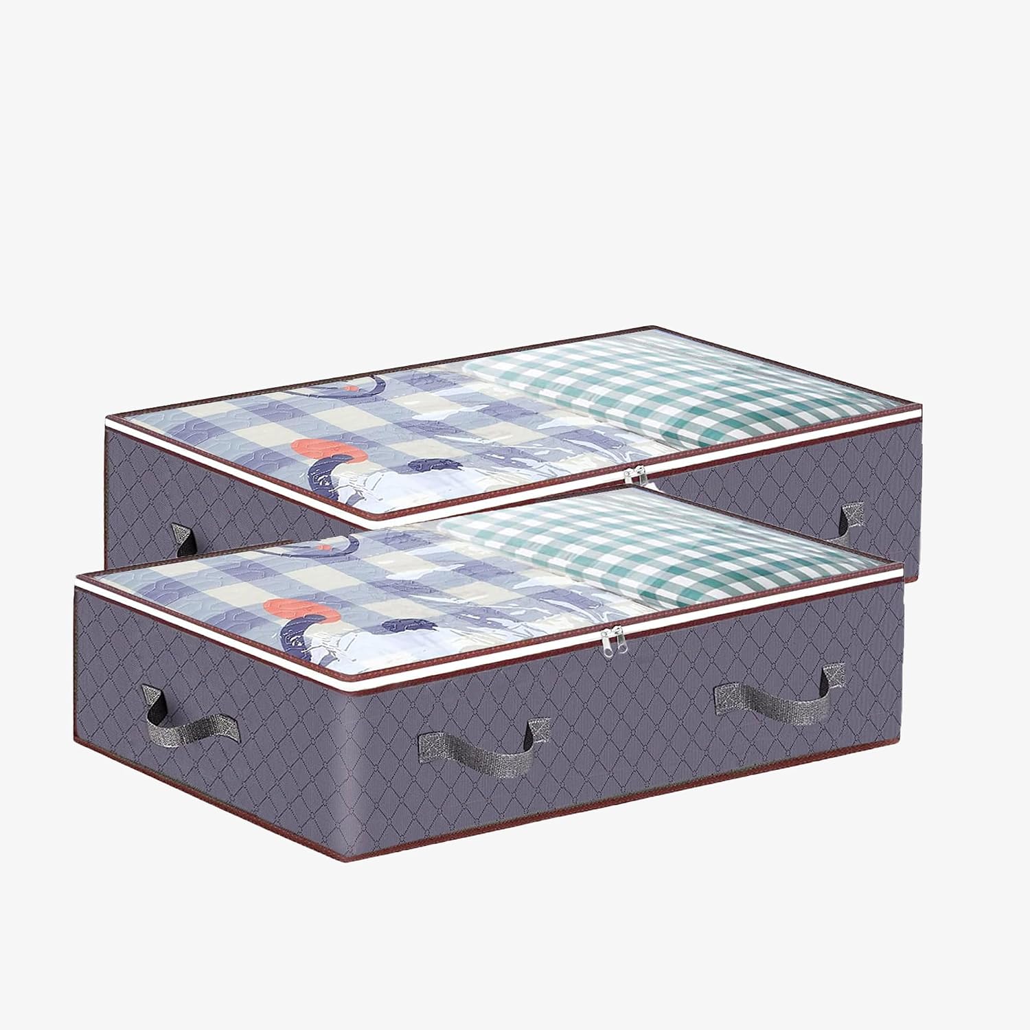 Amazon.com: 75L Under Bed Storage Containers 2 Pack, Large Capacity ...