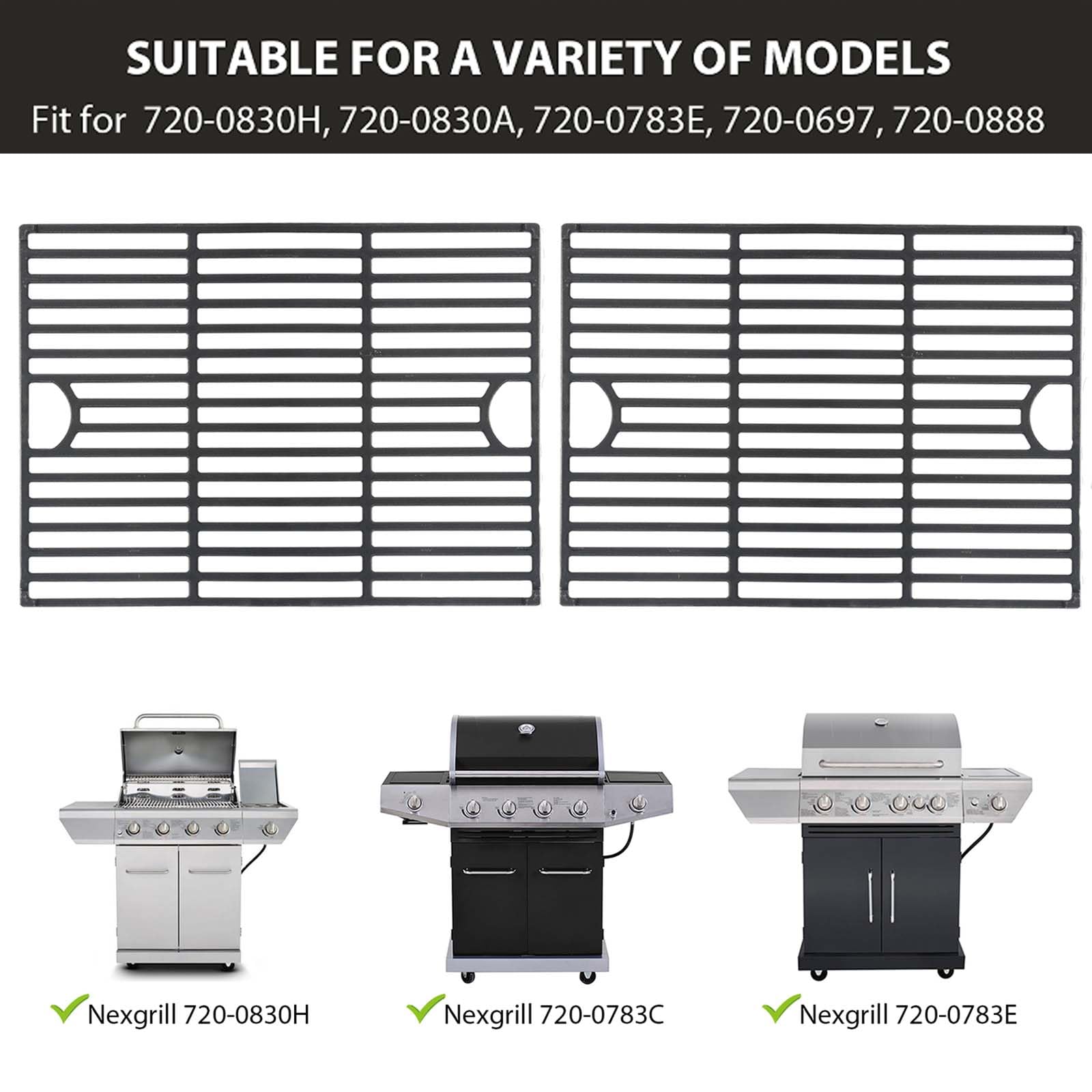 Grill Grates for Nexgrill 4 Burner 720-0830H 720-0830D 720-0670A 720 ...