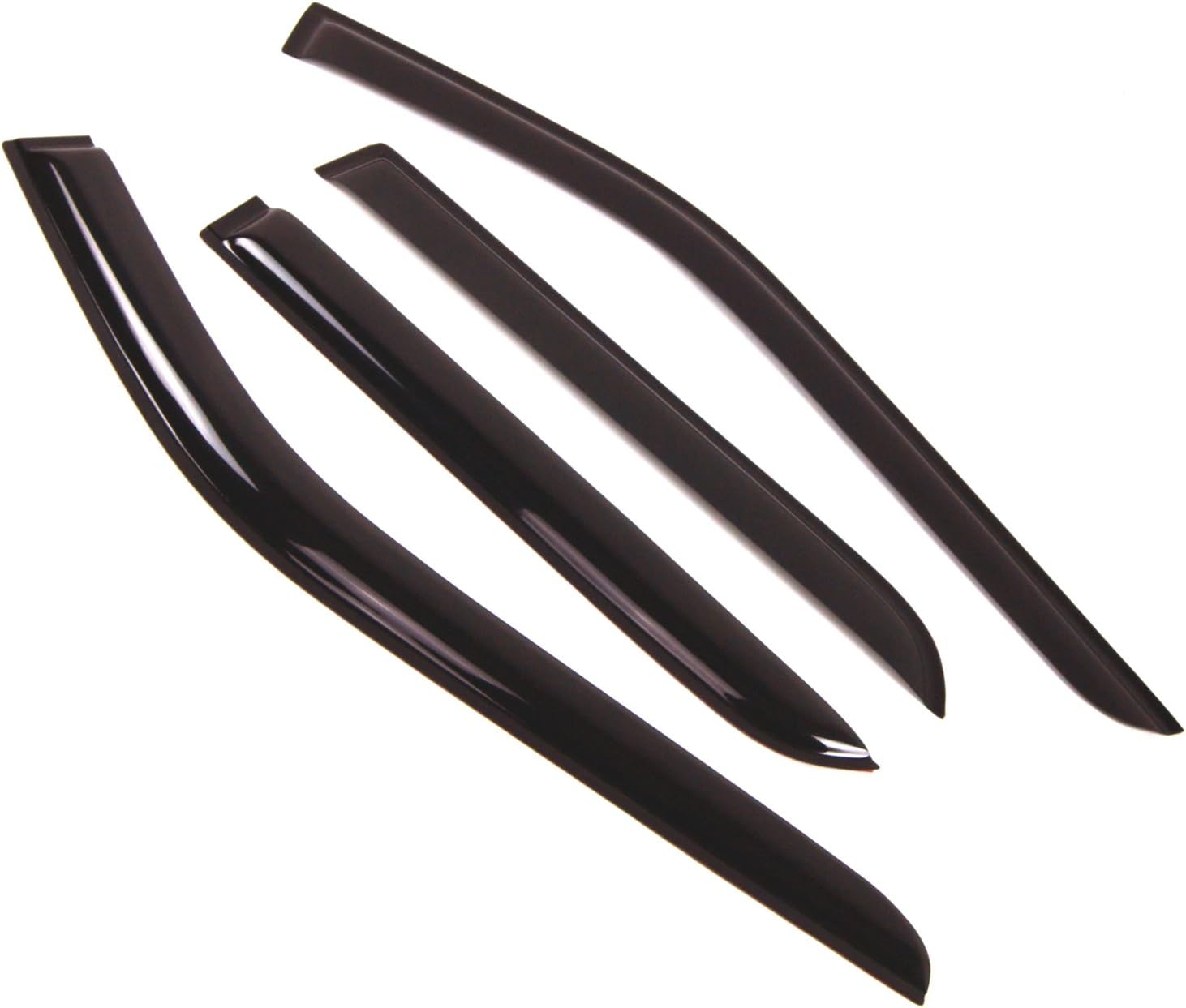 Amazon.com: Fits Ford Edge 2007-2015 Safe Smoke Window Visor Set - Sun ...