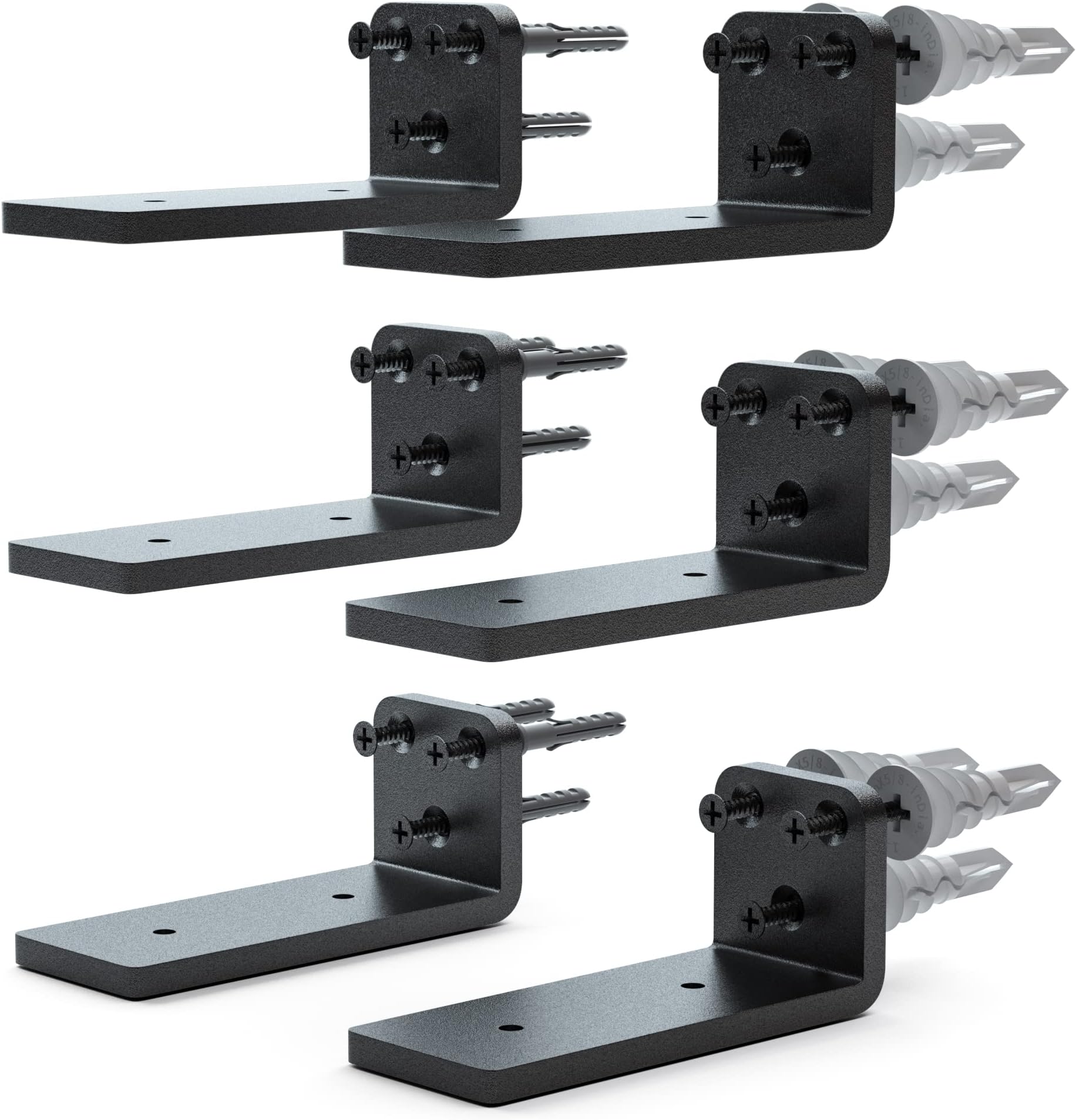 Amazon.com: Goovilla Shelf Brackets, Heavy Duty Floating Shelf Bracket ...