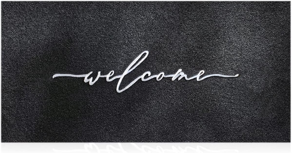 Amazon.com : Ninehaoou Long Doormat 48'' x 16'' Front Door Mat for ...