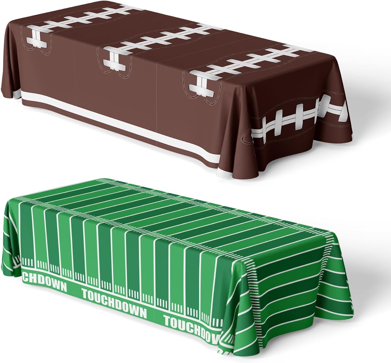 Amazon.com: Qinyoung 4 Pack Football Theme Tablecloths, Football Themed ...
