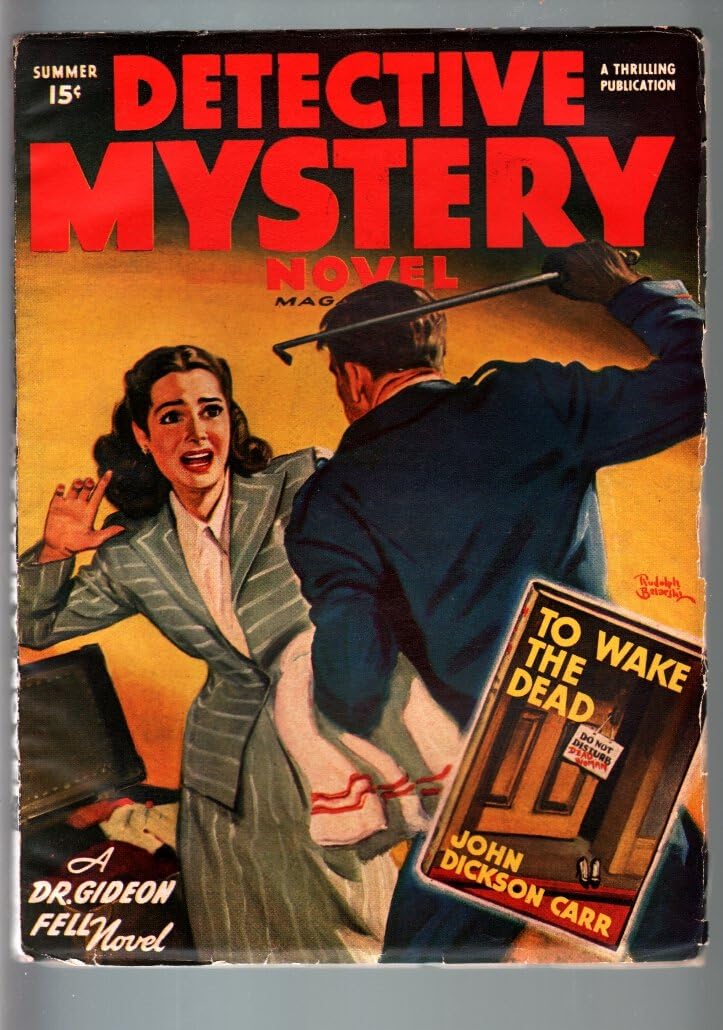 DETECTIVE MYSTERY NOVEL SUM 1947-HARD BOILED PULP-VG/FN-MAN BEATS WOMAN ...