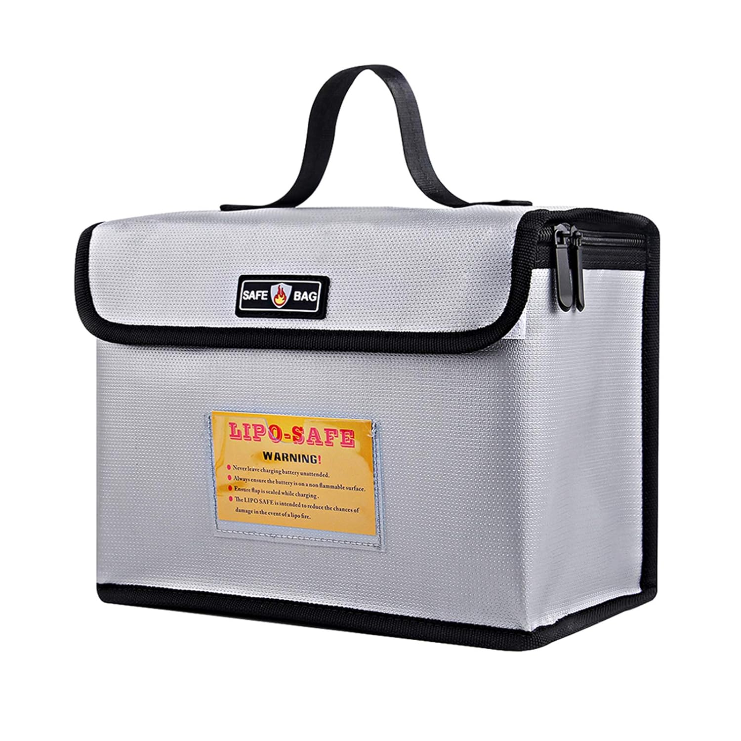 Portable Fireproof Proof Lipo Battery Guard Safe Bag Large Storage ...