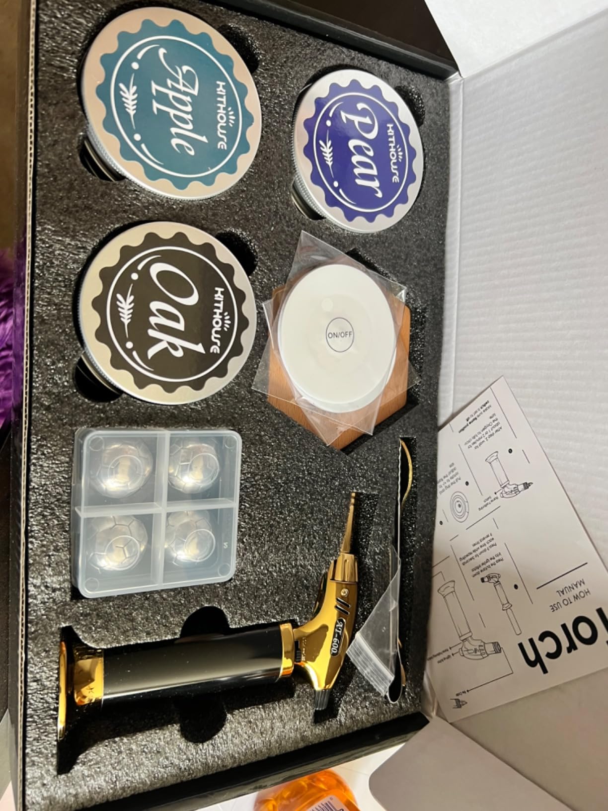 Amazon.com: Old Fashioned Cocktail Smoker Kit - Whiskey Bourbon Drink ...