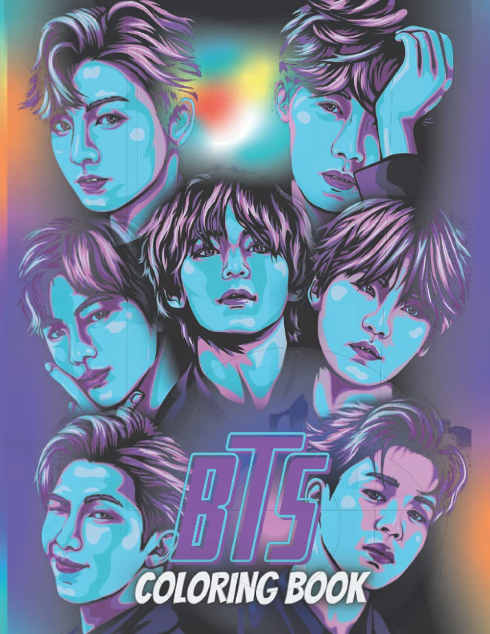 Bts Coloring Book Amazing Coloring Book With Bts Jin Rm | Desertcart KUWAIT