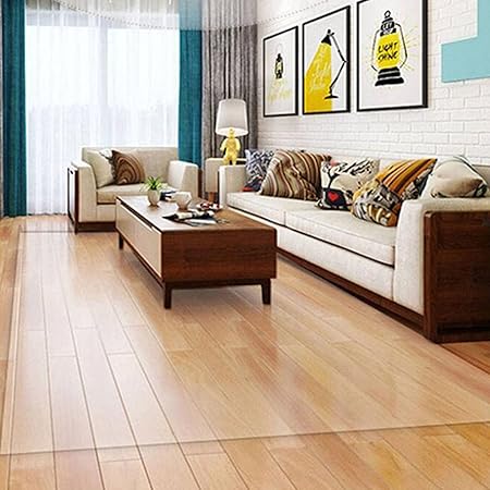 Amazon.com: Clear Table Protector 1.5mm plastic carpet protector roll ...