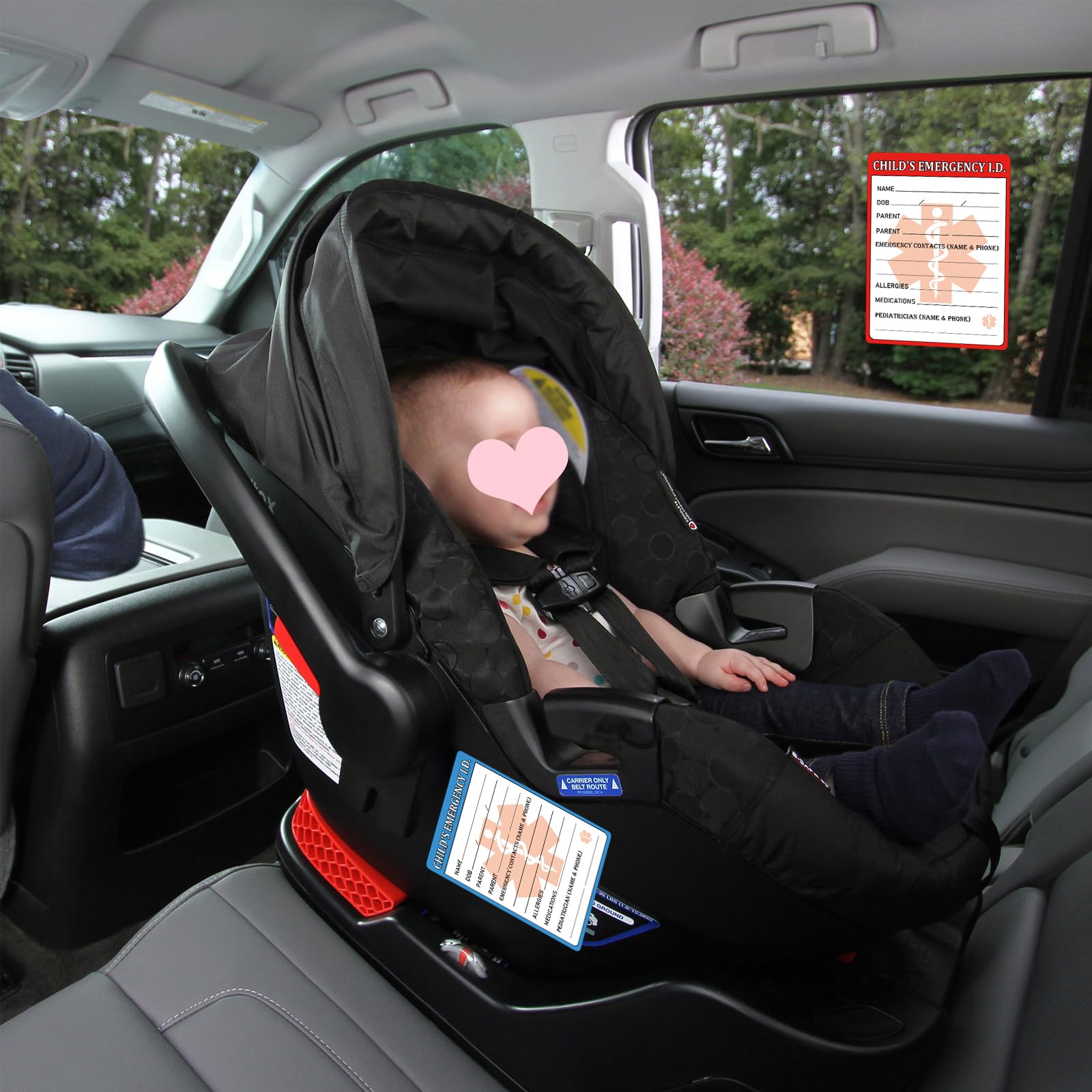 Snapklik.com : Infant ICE In Case Of Emergency Car Safety Seat Sticker ...