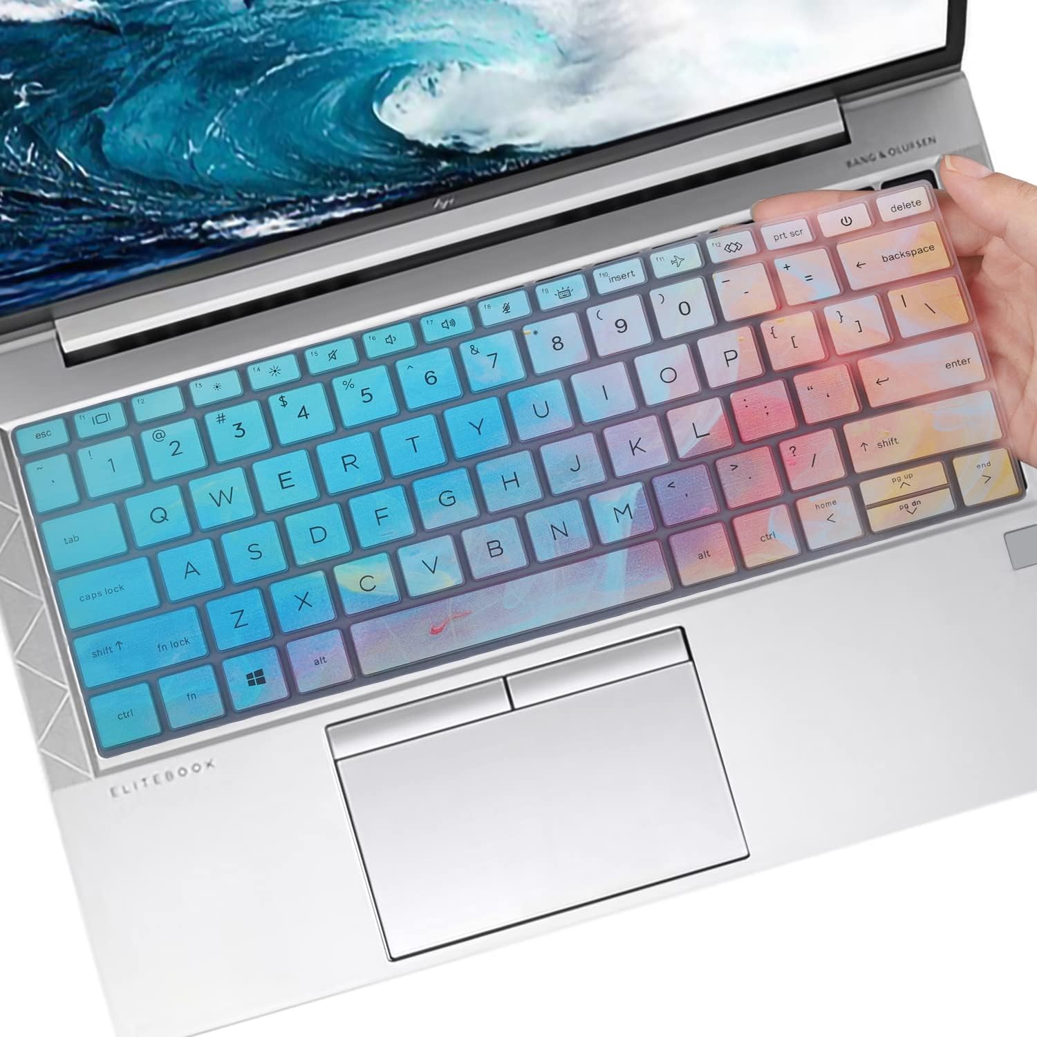 Amazon.com: Colorful Keyboard Cover for HP EliteBook 630/430/X360 830 ...