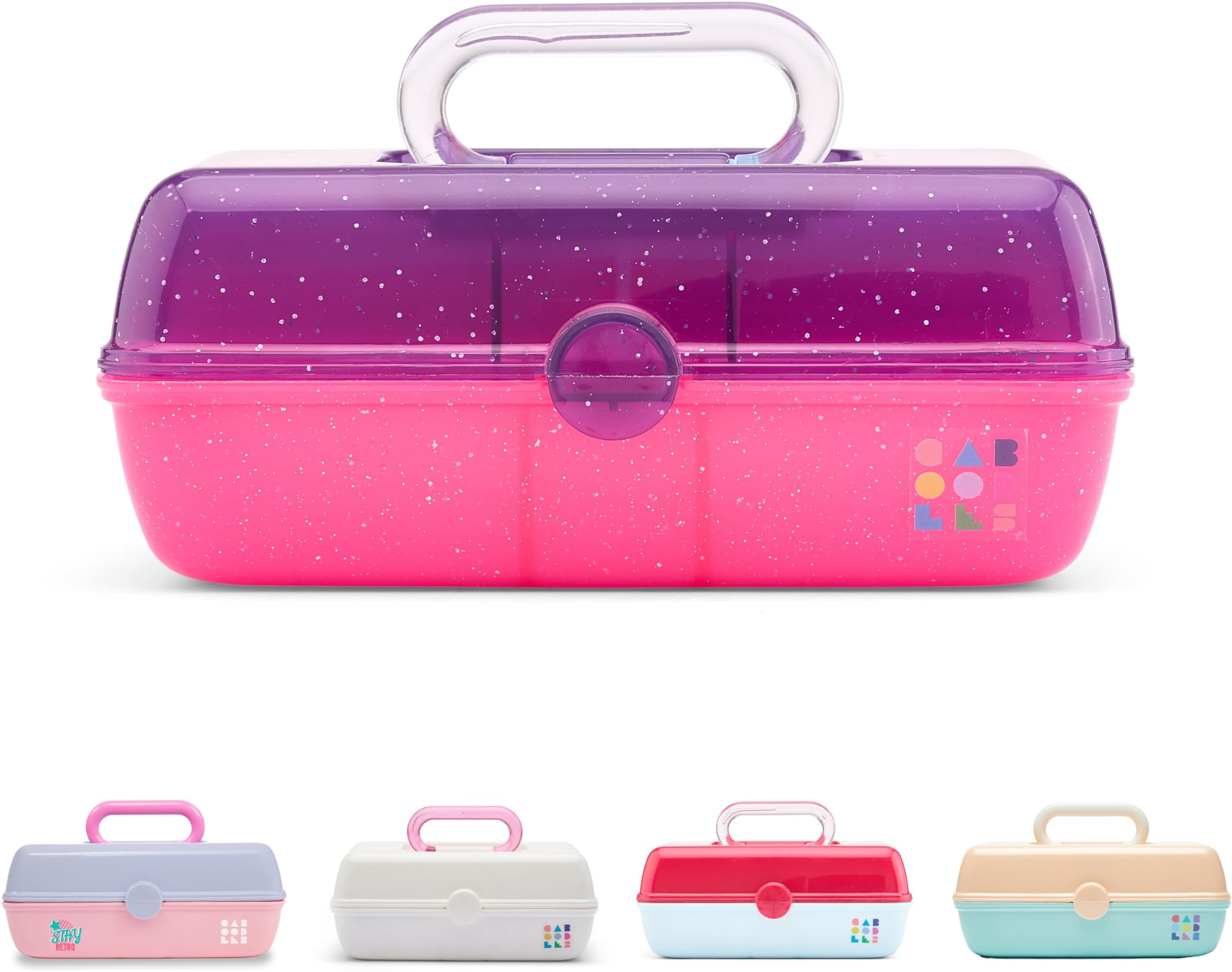Amazon.com : Caboodles Pretty in Petite Makeup Box, Two-Tone Purple ...