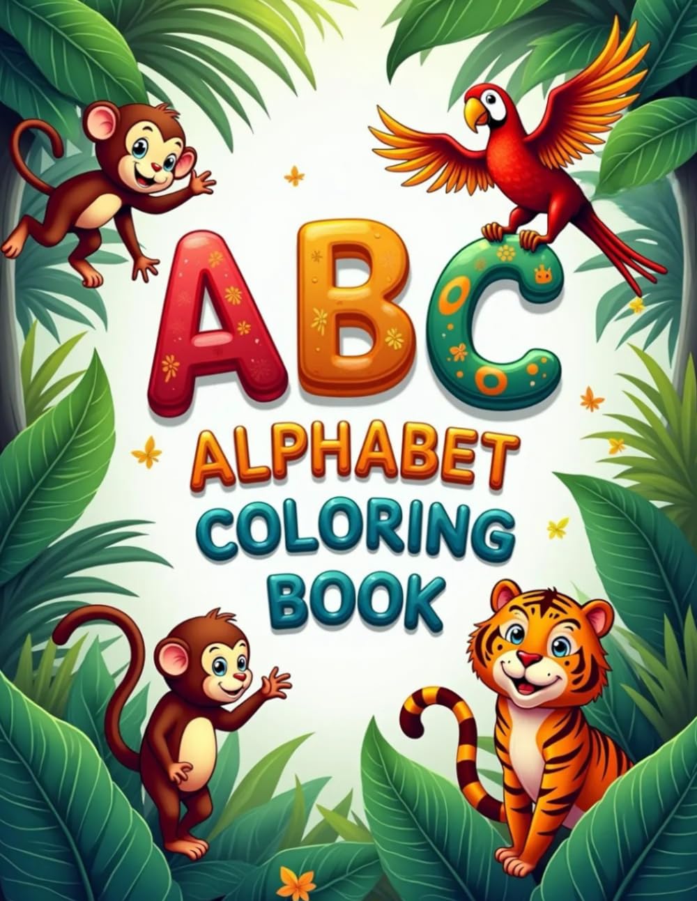 ABC Alphabet Coloring Book: Fun and Educational | Over 50 Coloring ...