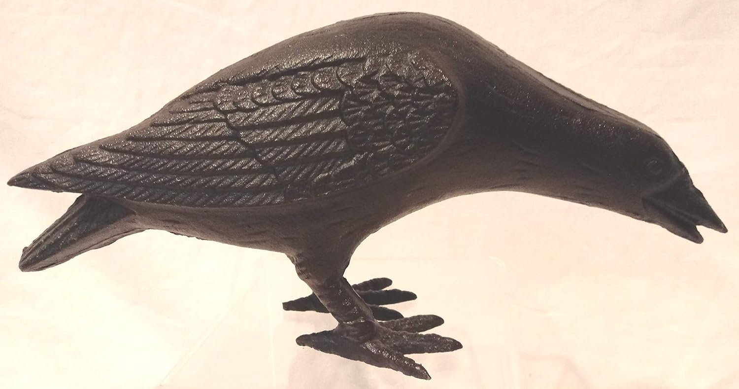 Amazon.com: Waldorf Kennels and Gardens Cast Iron Crow Head Down : Home ...