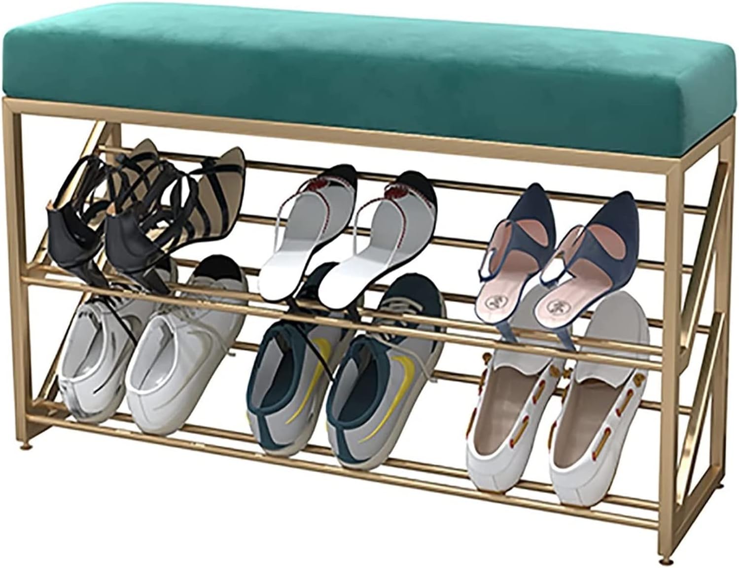 Amazon.com: Shoe Storage Bench, Shoe Rack, Entryway Benches Shoe ...