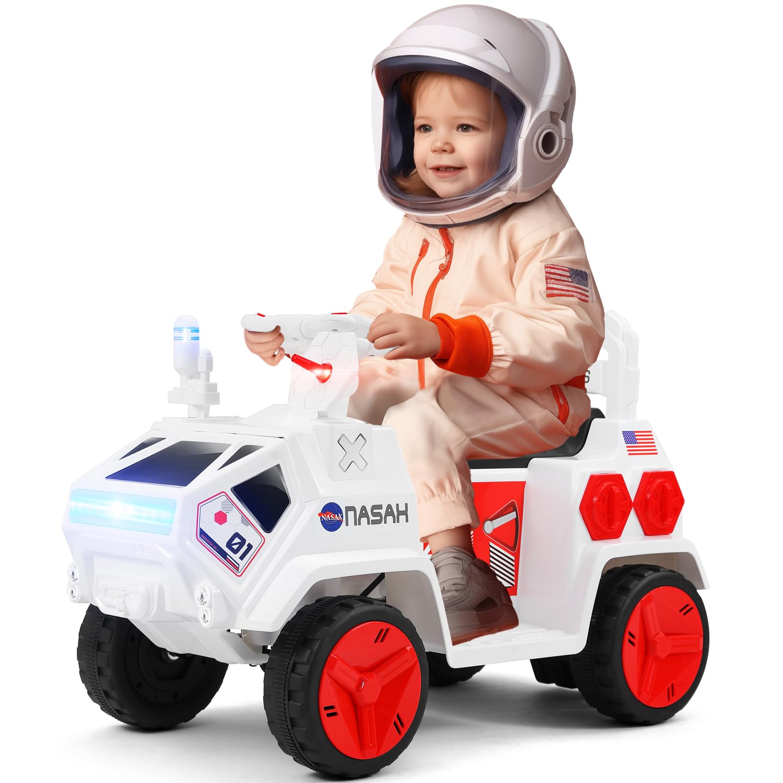 Amazon.com: JOYLDIAS 12V Ride On Car for Toddlers, Mars Rover Ride On ...