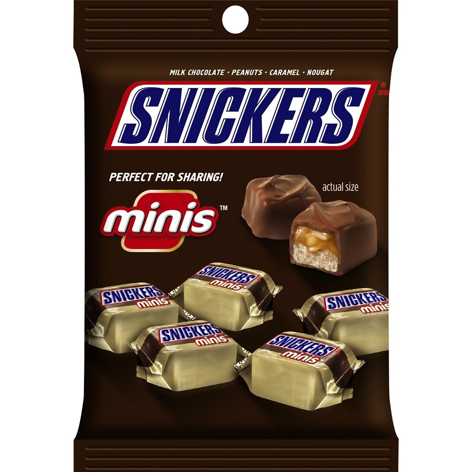 Amazon.com: SNICKERS Minis Size Chocolate Candy Bars 4.4-Ounce Bag ...