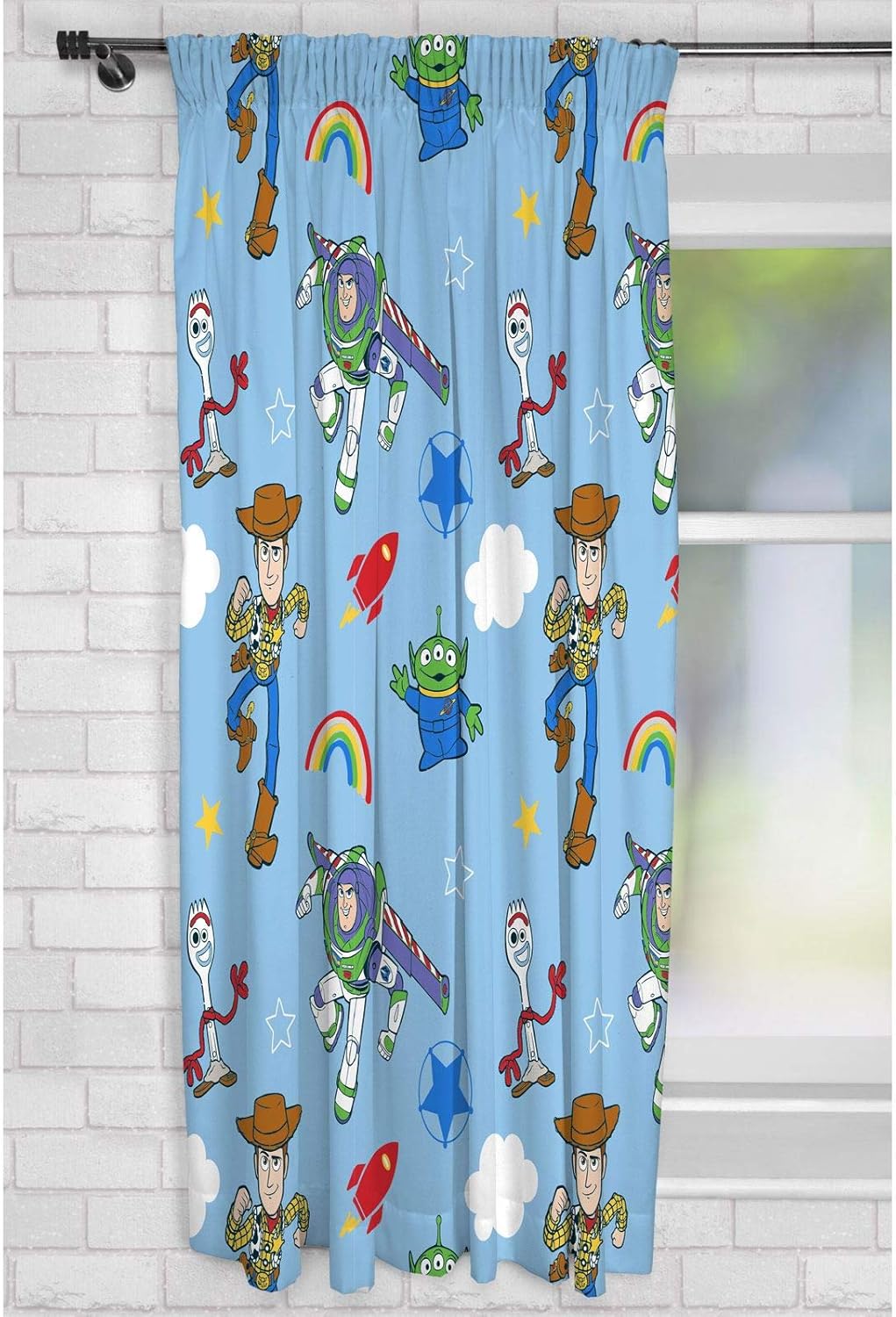 Disney Official Toy Story Blue Roar Curtains | Perfect for Any Children ...