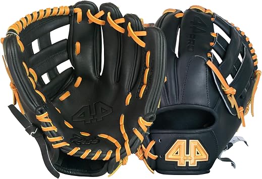 44 PRO BB Stock Rise Baseball Glove for Youth & Little Leagues, Age 8 ...