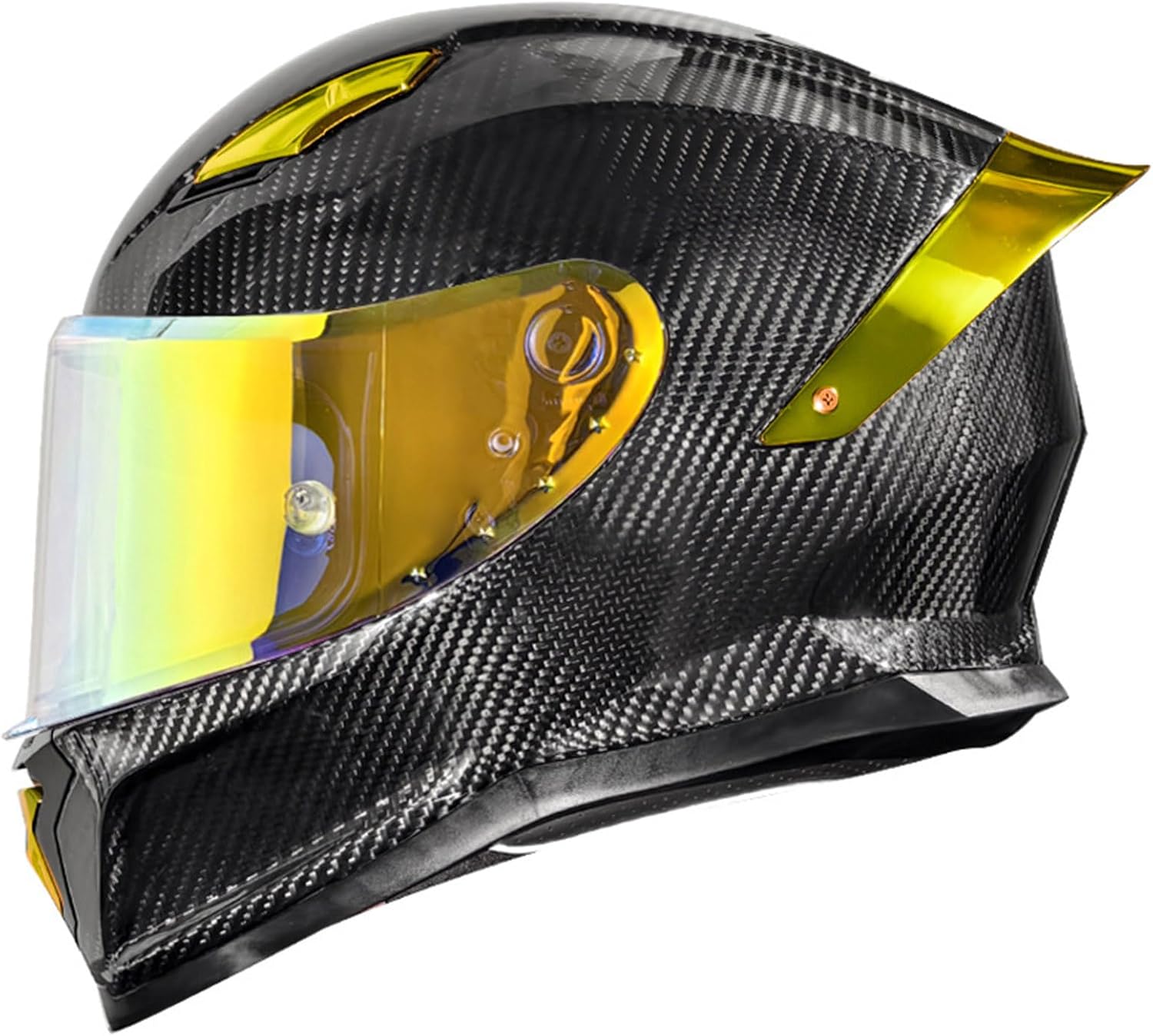 Carbon Fiber Full Face Aldult Motorcycle Helmets, DOT Approved ...