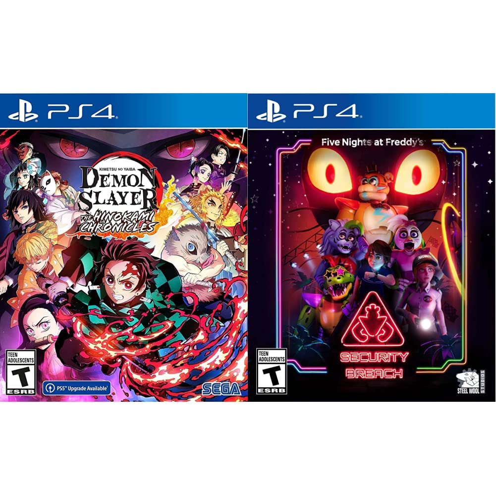 Amazon.com: Demon Slayer: The Hinokami Chronicles (PS4) and Five Nights ...