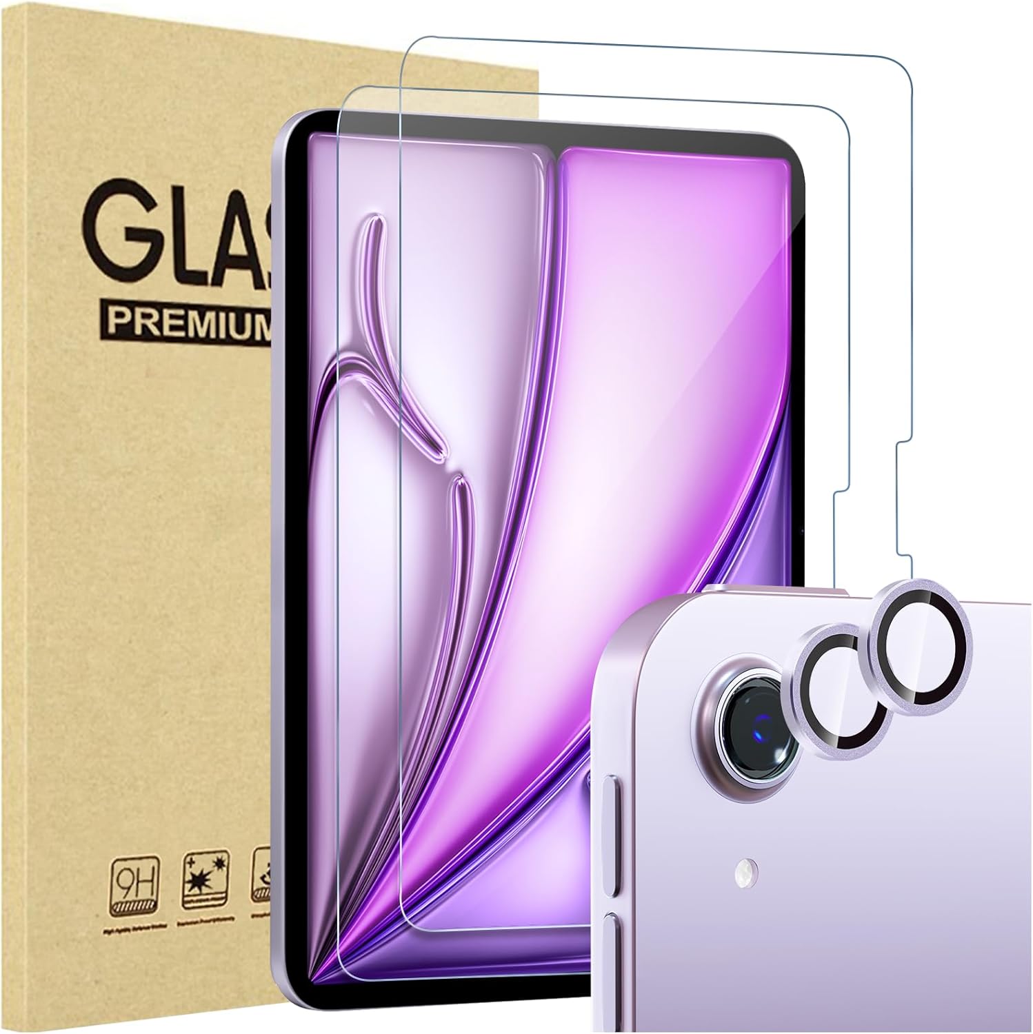 Amazon.com: ProCase 2+2 Pack Screen Protector for iPad Air 11-Inch M2 ...