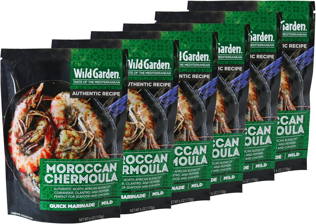 Amazon.com : Wild Garden Ready-To-Use Moroccan Chermoula Marinade ...