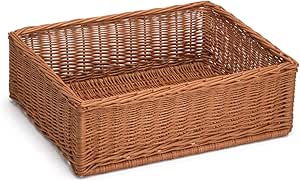 Prestige wicker Large Display/Storage Basket 60Cm x 48Cm H20Cm, Willow ...