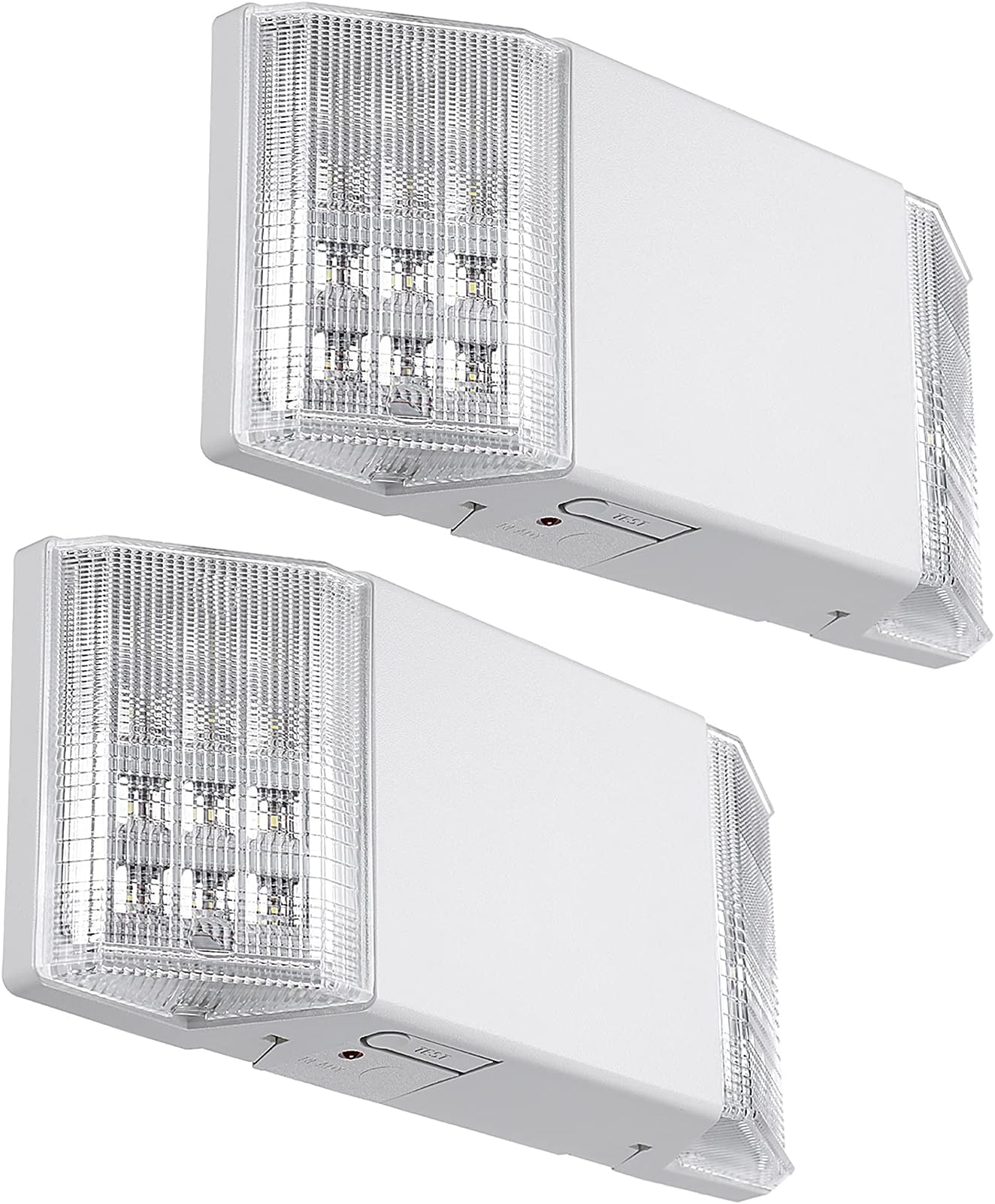 E2 Lighting 30W Non Cut Off LED Wall Pack with Emergency Battery Backup ...