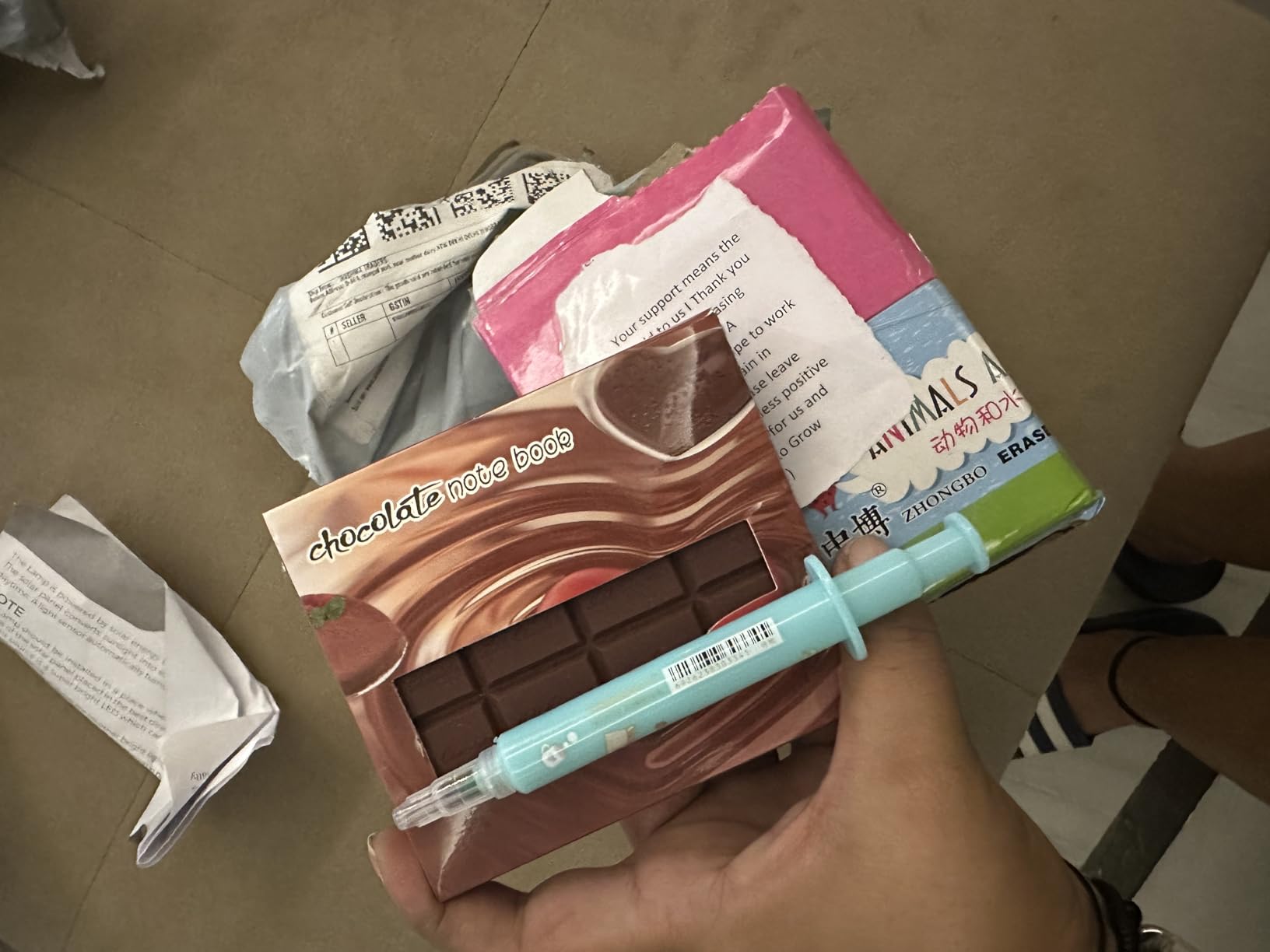 YBN Chocolate Shaped Notebook Diary with Original Coco Smell Scented ...