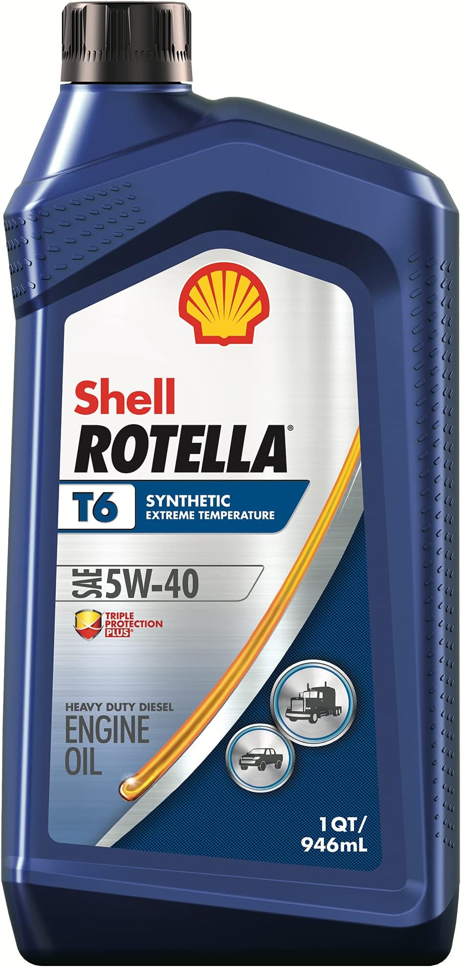Amazon.com: Rotella 550046216 Shell T6 Full Synthetic Heavy Duty Engine ...