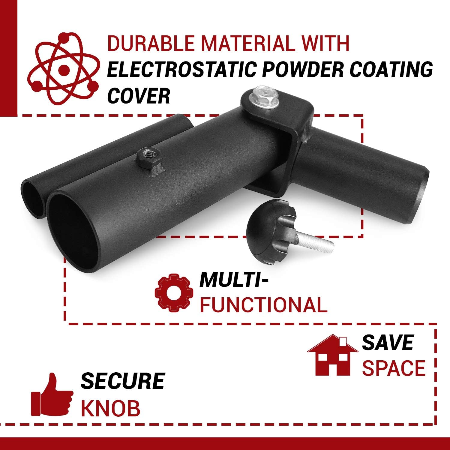 A2ZCARE T-Bar Row Plate Post Insert Landmine – Full 360° Swivel & Easy ...