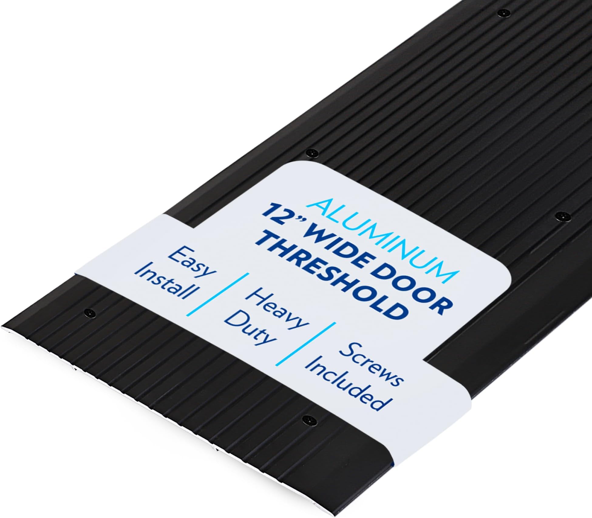 Randall 6inches Wide x 1/2inches High Black Corrugated Threshold (3 FT ...