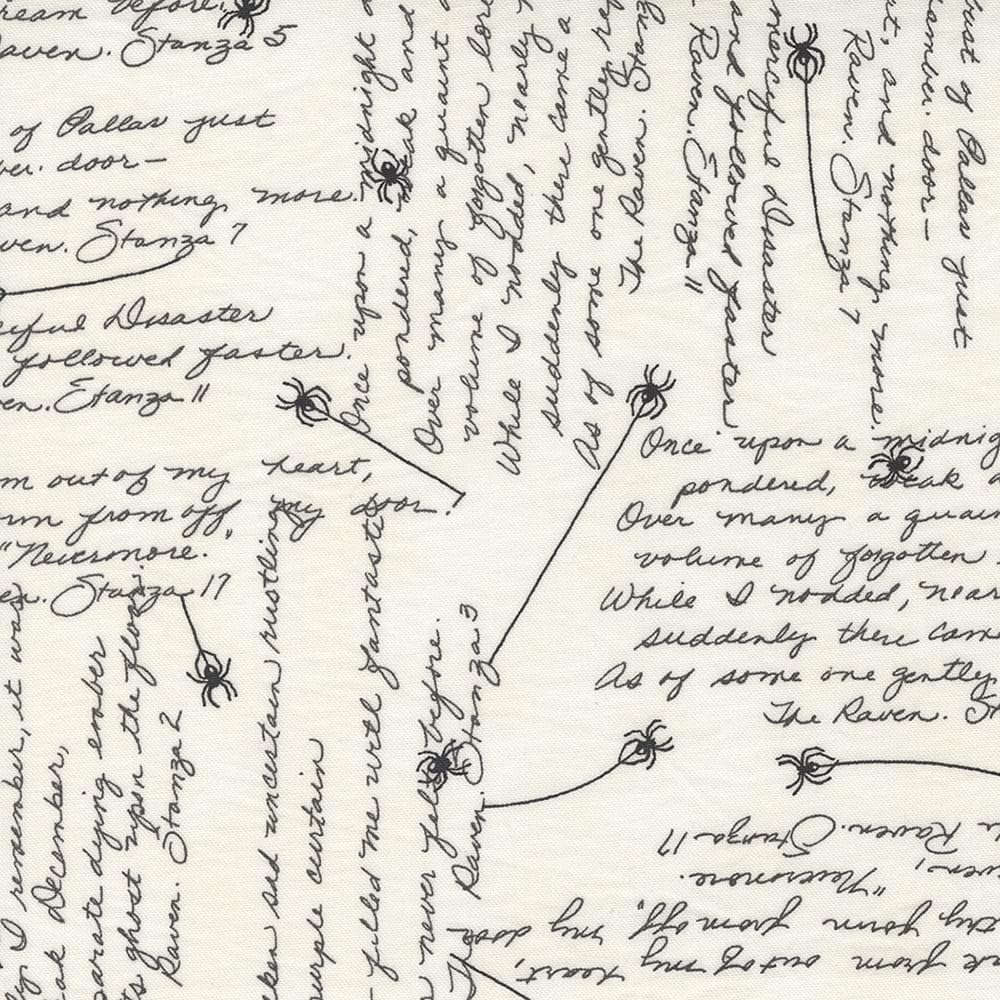 Amazon.com: Moda Fabrics Ghostly Greetings Halloween Deb Strain Creepy ...