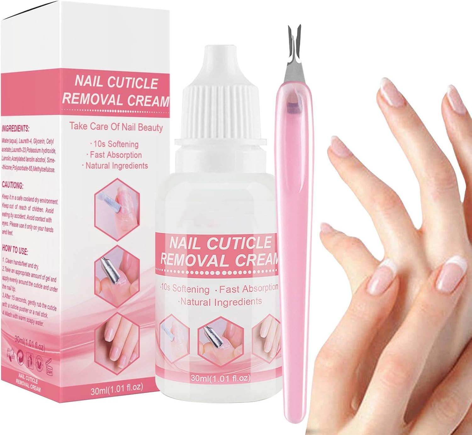 Crema Quitacutículas, Líquido removedor de cutículas, Crema removedora ...