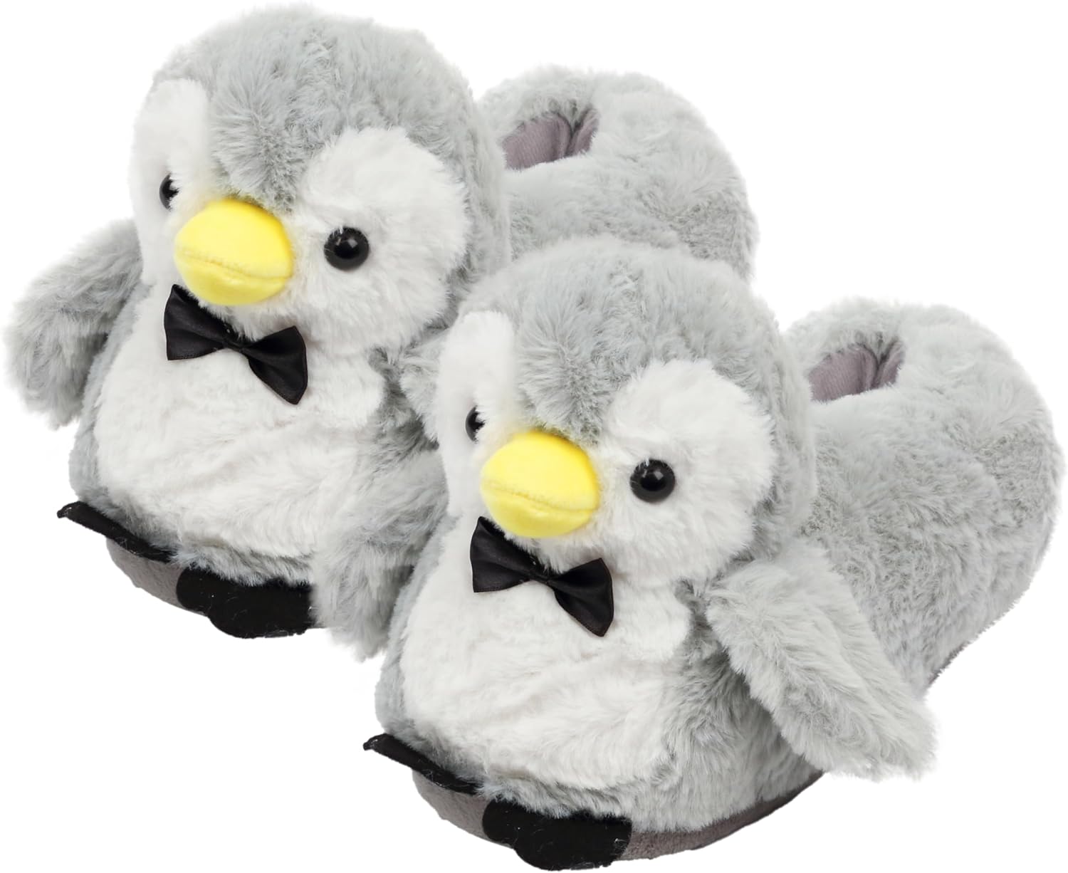 Amazon.com | Aopuro Cute Women Penguin Animal Slippers Fluffy Warm ...